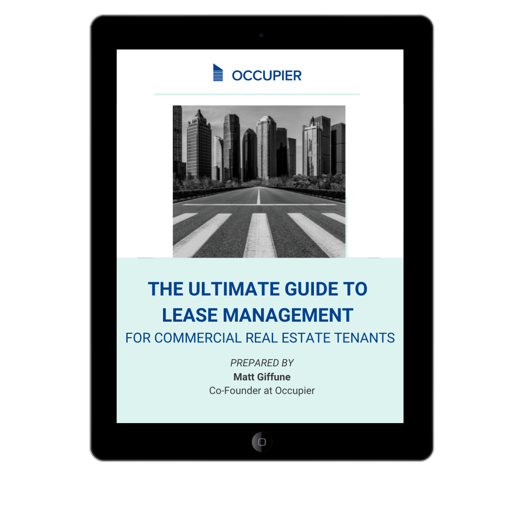 Lease Administration Management Software | Occupier