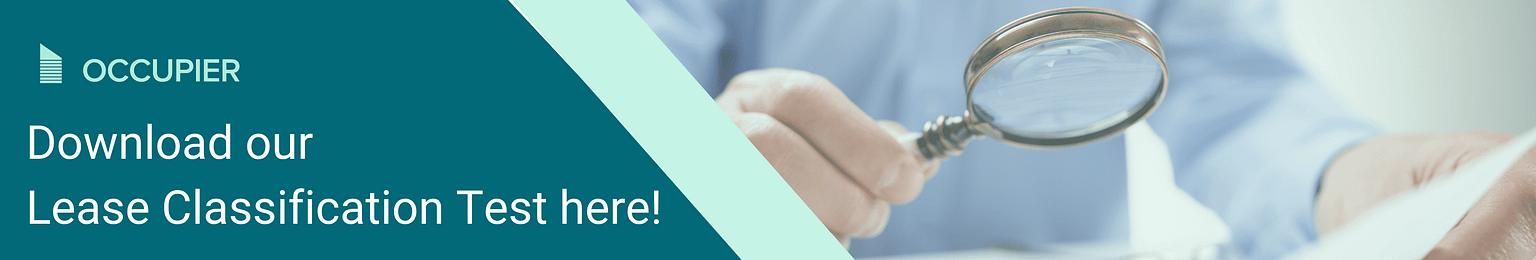 How to Perform a Lease Classification Test - Occupier