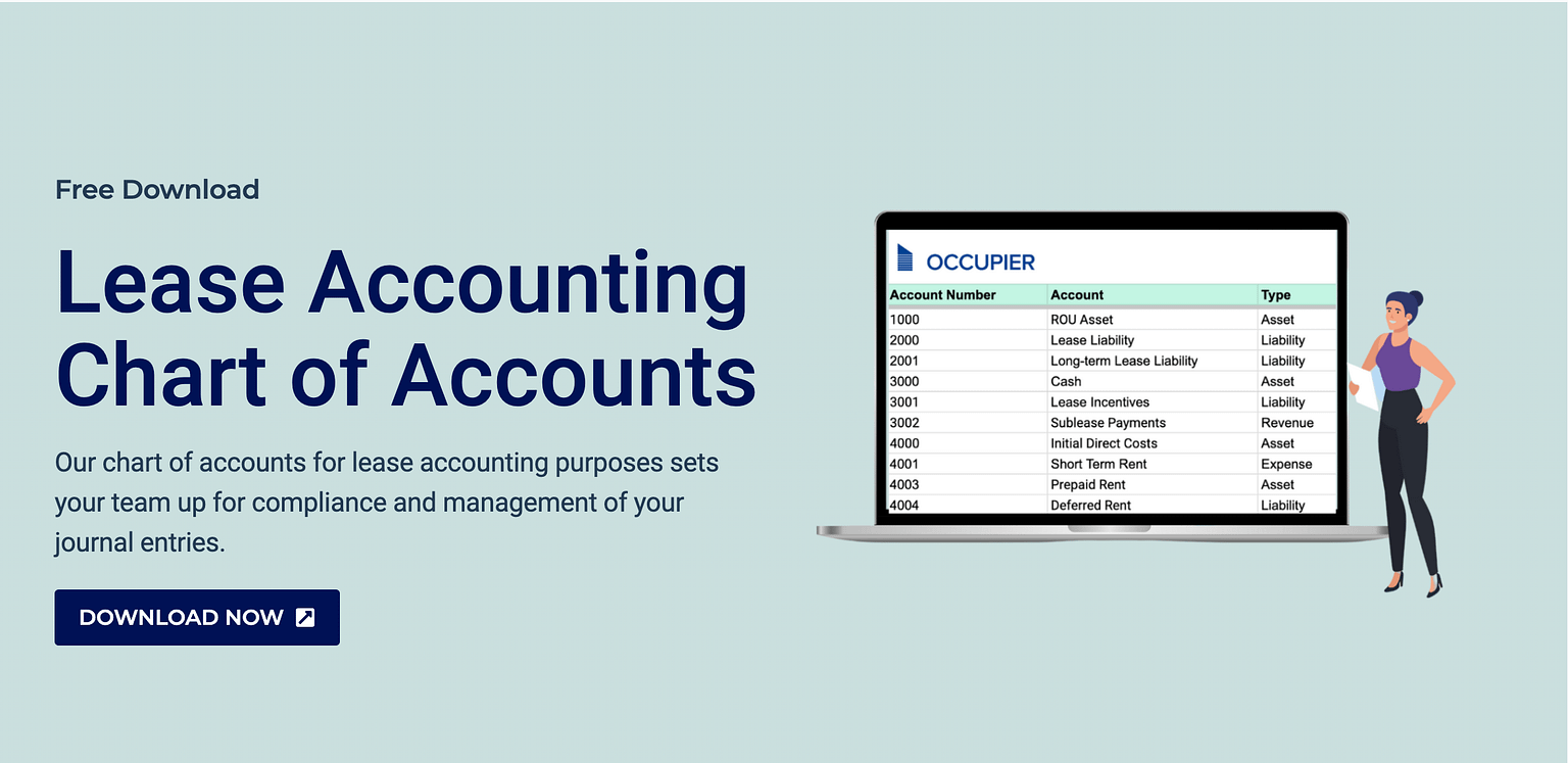 Setting Up a Chart of Accounts for your Lease Portfolio - Occupier