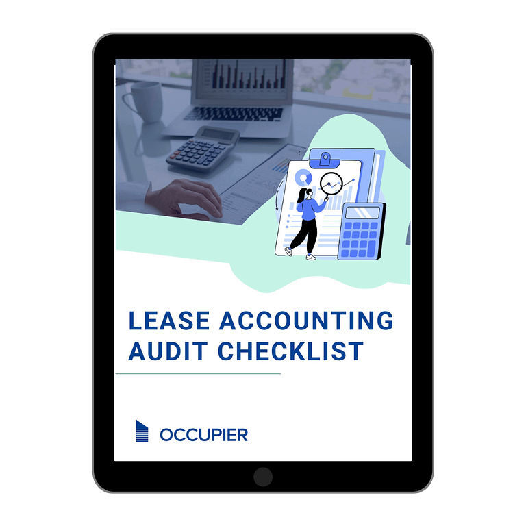 Lease Accounting Audit Checklist - Occupier