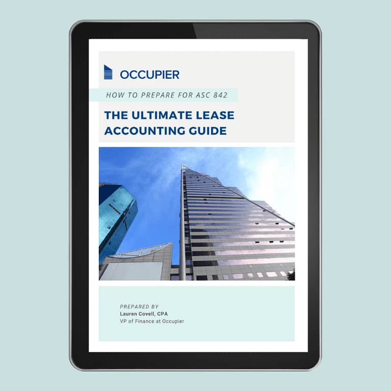 Lease Accounting Guide - Occupier Lease Accounting Guide - Occupier
